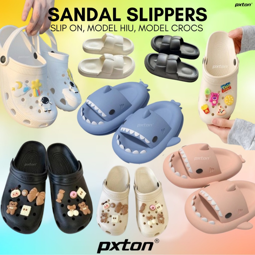 Jual Sandal Wanita Terbaru Jelly Karet Sandal Slop Flat Rumahan Empuk ...