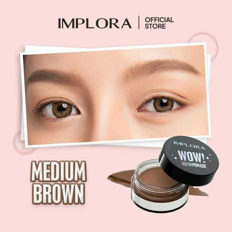 Jual IMPLORA Wow Brow Pomade 2.5gr - Eyebrow Gel Tahan Air Waterproof ...