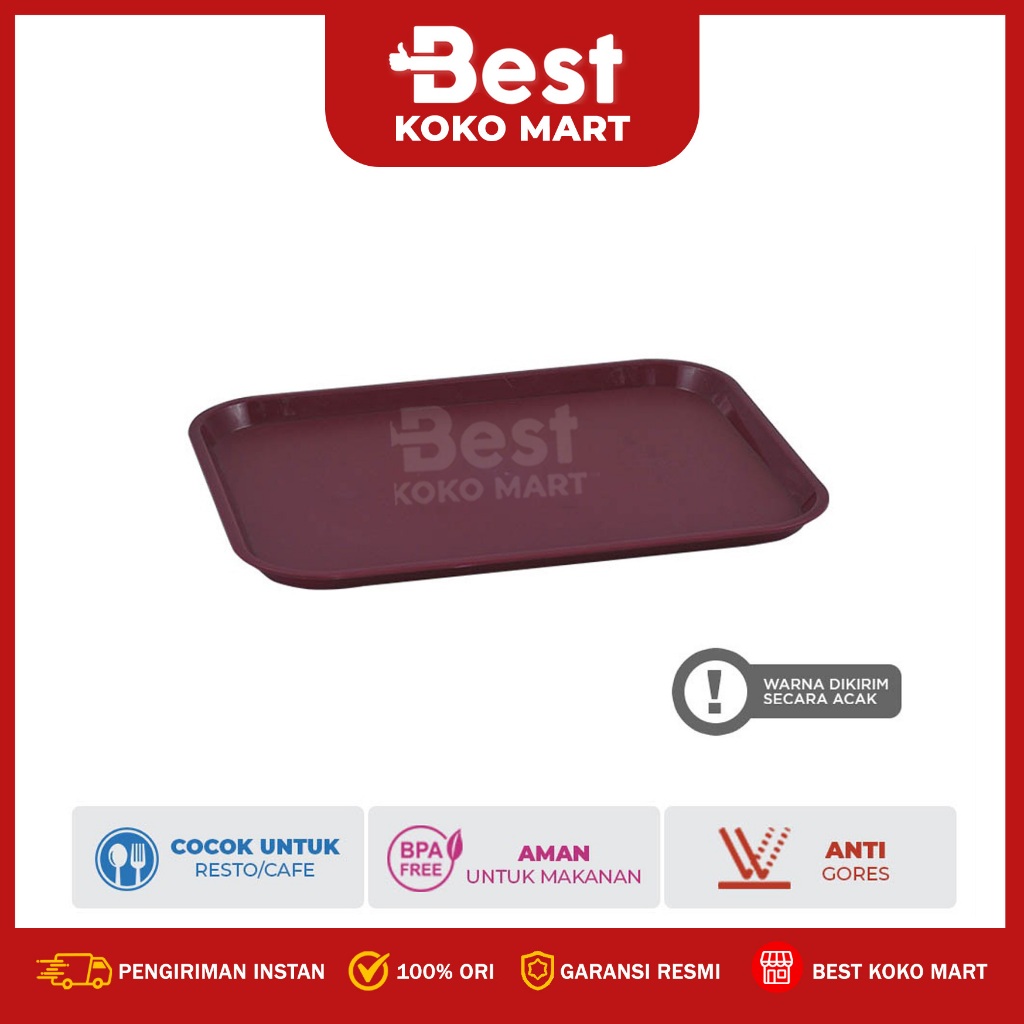 Jual Maspion Nampan/Baki Plastik - Serving Tray 811 Ukuran 43 x 30.2 x ...