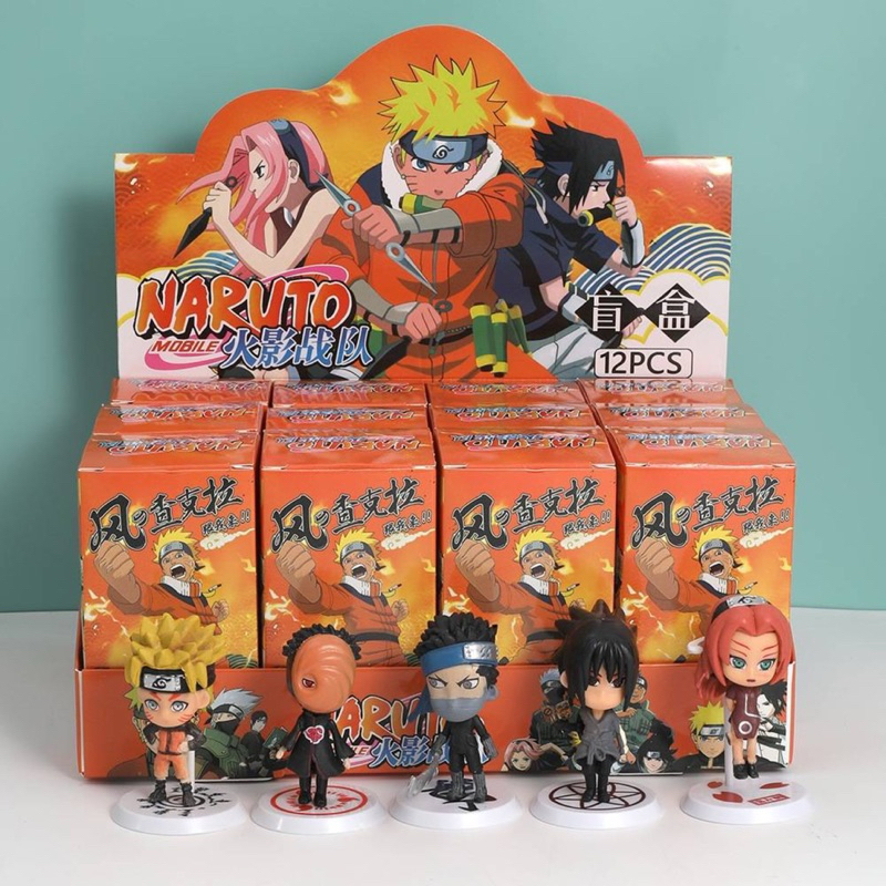 Jual TERMURAH Figure Naruto Chibi /Anime Naruto Sasuke sakura blind box ...