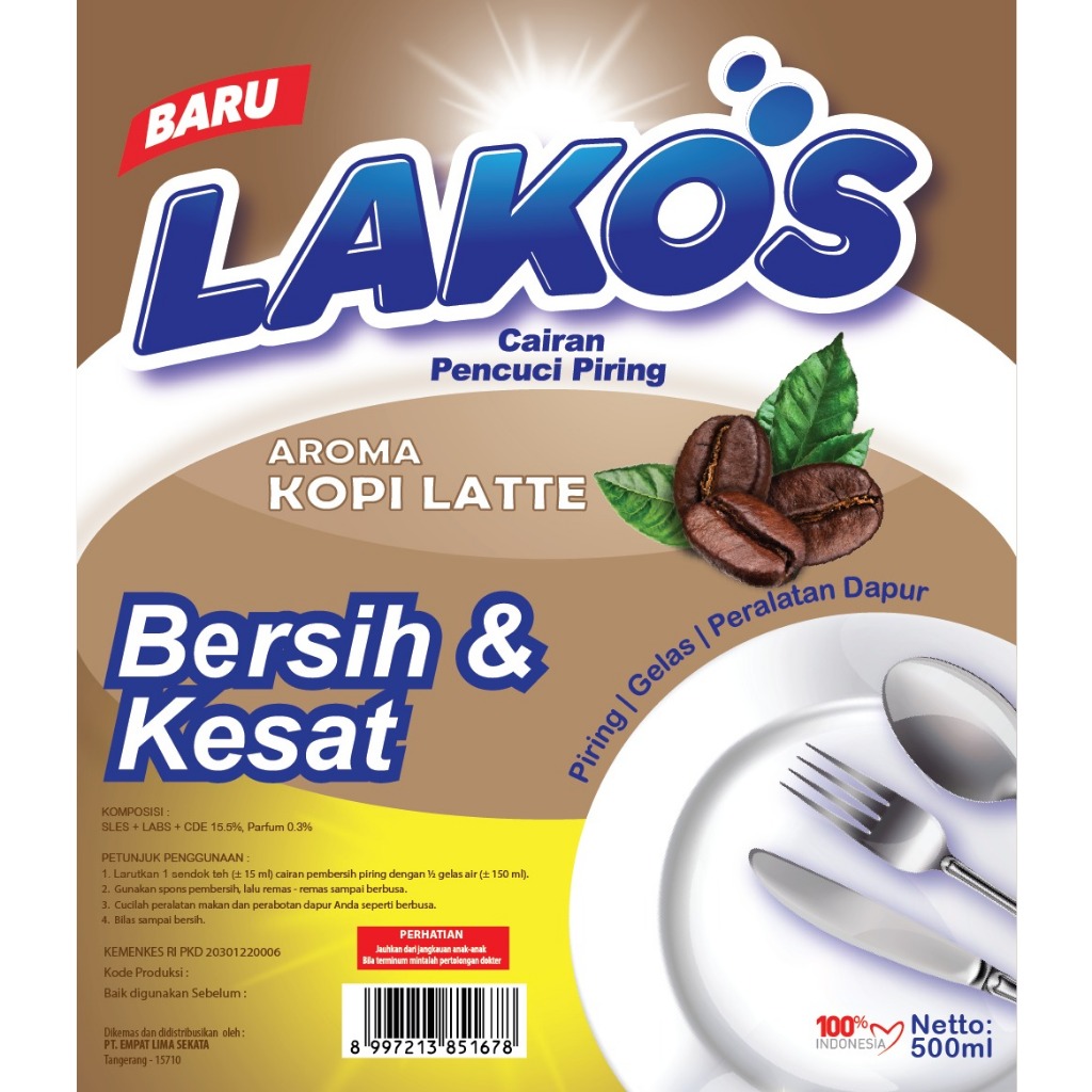Jual LAKOS Sabun Cuci Piring Cair Aroma Jeruk Nipis/Lemon/Kopi Jerigen 4 Liter | Shopee Indonesia