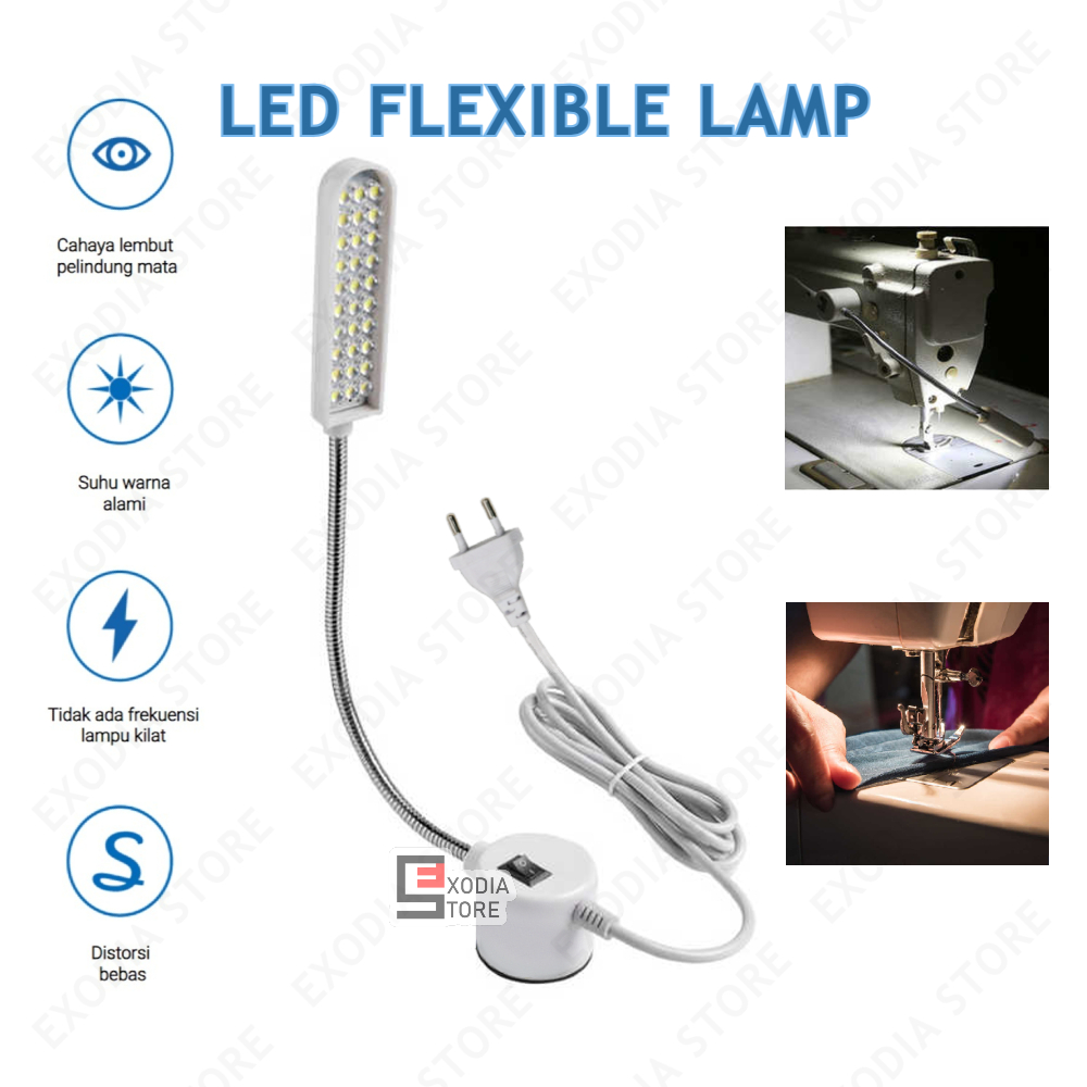Jual Emico Lampu Mesin Jahit LED 20 Titik LED 30 Titik Lampu Tempel ...