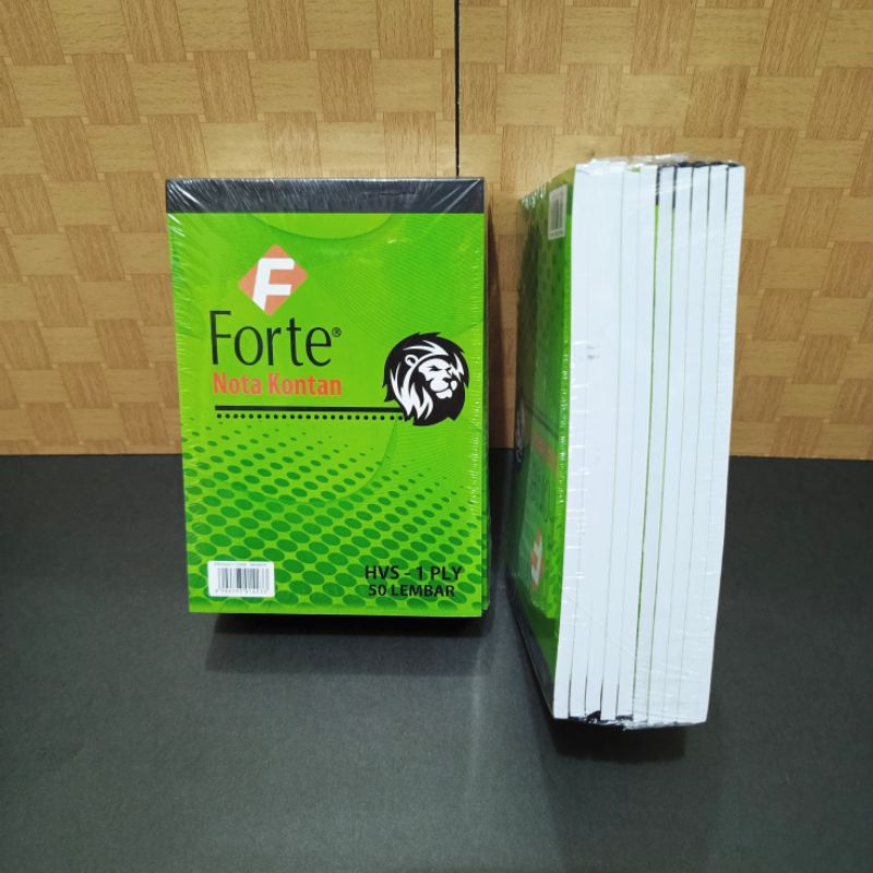Jual 1 Pak Buku Nota Forte 1 Ply Isi 10 Buku | Shopee Indonesia