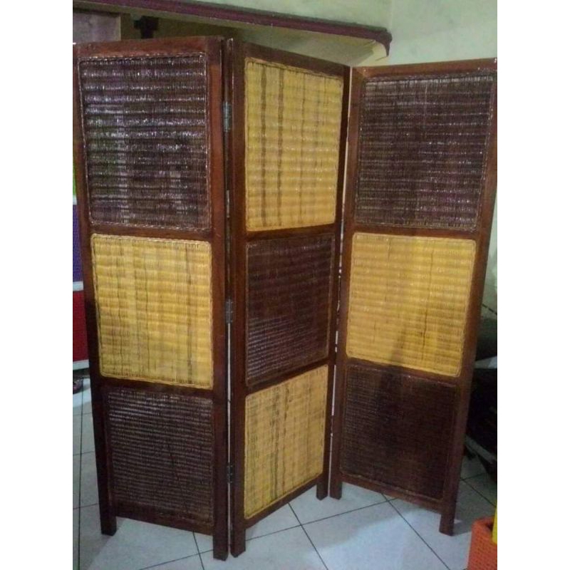 Jual sketsel rotan asli/ penyekat ruang | Shopee Indonesia