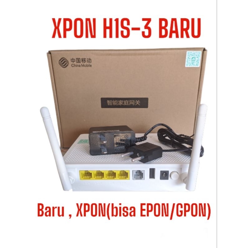 Jual BARU PROMO - MODEM ROUTER ONT ONU XPON H1S-3 H1S3 BISA EPON DAN ...