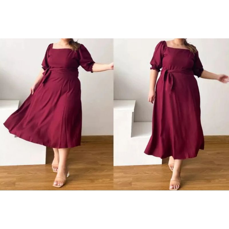 Jual DRESS OLA DRESS WANITA KOREAN COD JUMBO//DRESS WANITA KOREA RP ...