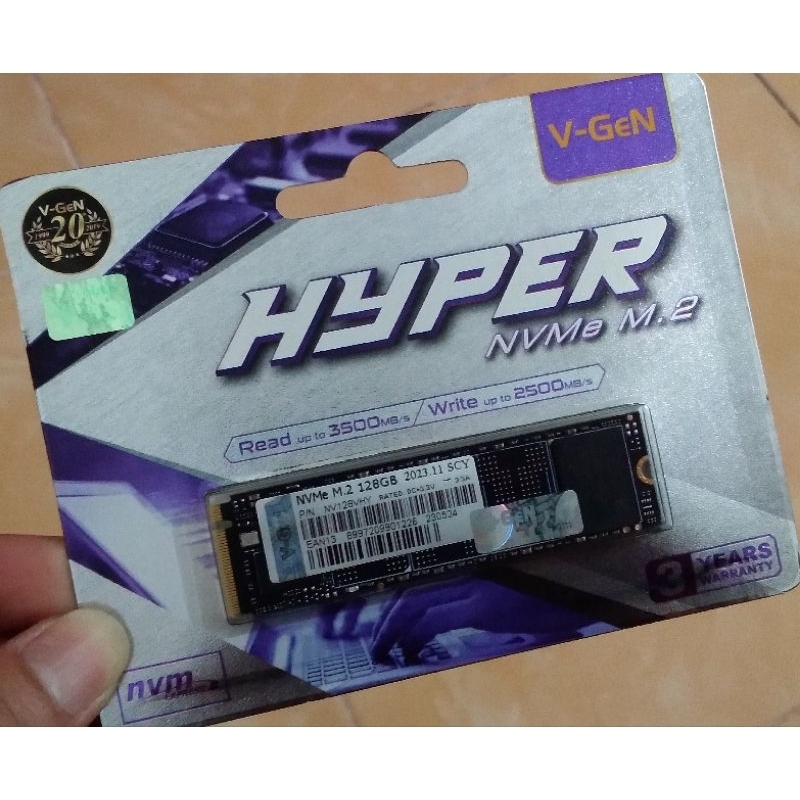 Jual SSD V-GEN M.2 NVME HYPER 128GB | Shopee Indonesia