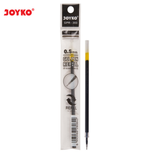 Jual Refill Isi Pulpen Gel Joyko GPR 203 Hitam Bisa untuk Pena Kenko ...