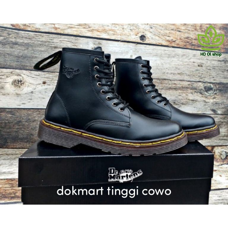 Jual QWF78 SEPATU DOKMART TINGGI 8 HOLE LOW BOOTS DRMARTENS PRIA HADE UK 3845 S | Shopee Indonesia