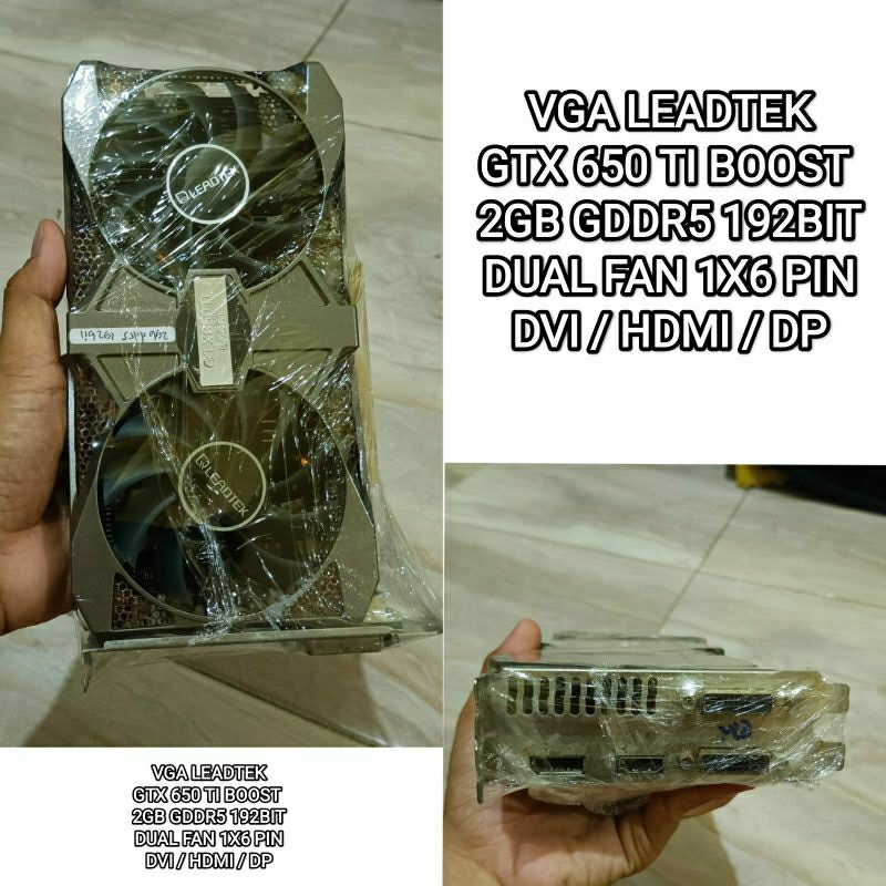 Jual VGA Leadtek GTX 650 Ti Boost 2Gb DDR5 192Bit Original | Shopee ...