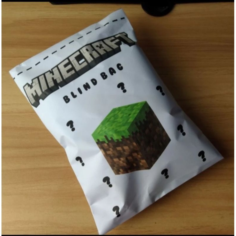 Jual Blin Bag Minecraft Paper Squishy/ mainan viral | Shopee Indonesia