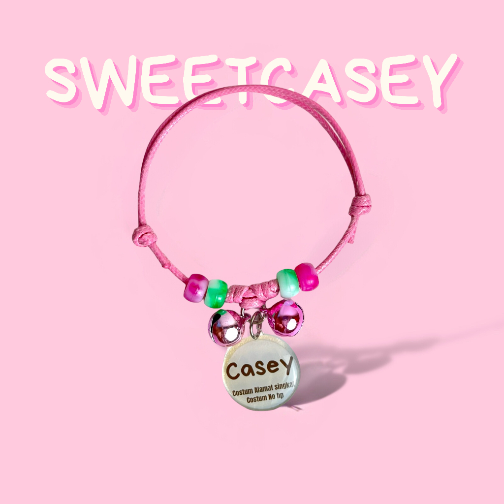 Jual KALUNG KUCING PANDORA GRATIS LIONTIN CUSTOM NAMA/ PANDORA CAT ...