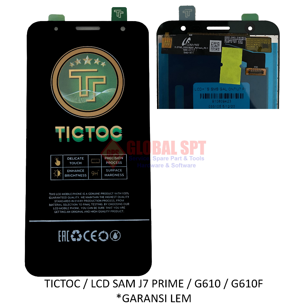 Jual TICTOC / LCD TOUCHSCREEN SAMSUNG J7 PRIME / G610 / G610F / J7PRIME ...