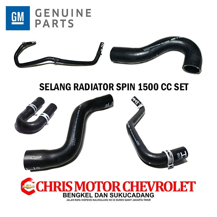 Jual SELANG AIR RADIATOR CHEVROLET SPIN 1500 CC SET LENGKAP | Shopee ...