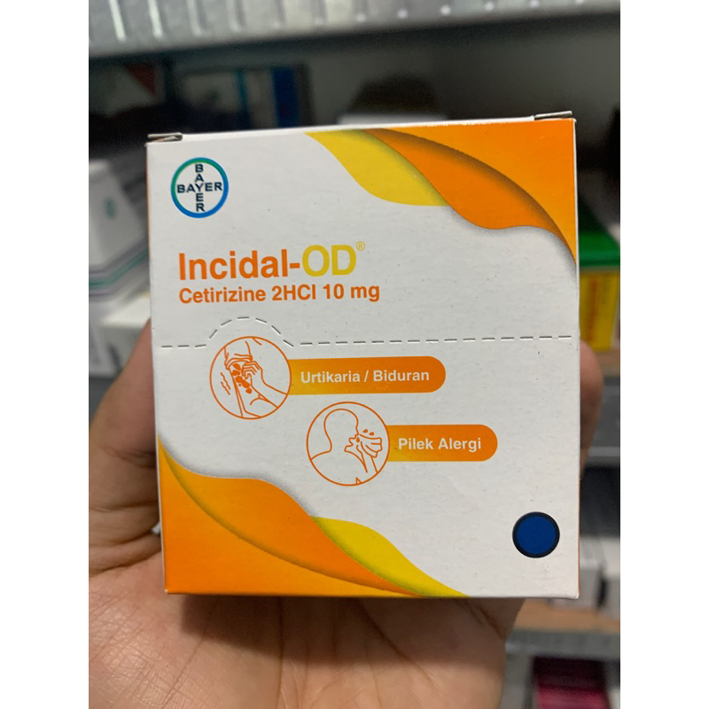 Jual INCIDAL OD PER STRIP UNTUK ALERGI | Shopee Indonesia