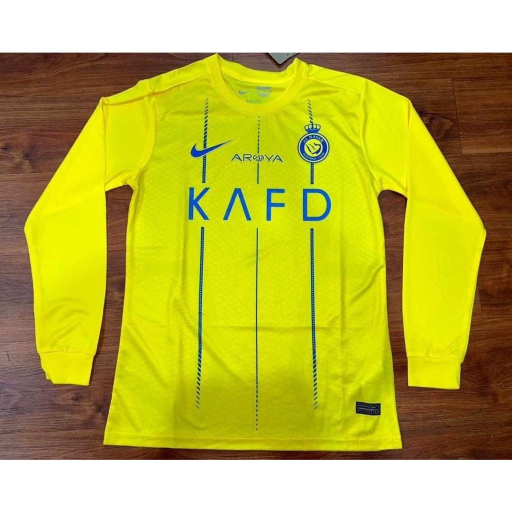 Jual Jersey Al Nassr Home 2023 2024 Lengan Panjang Terbaru 2023 2024