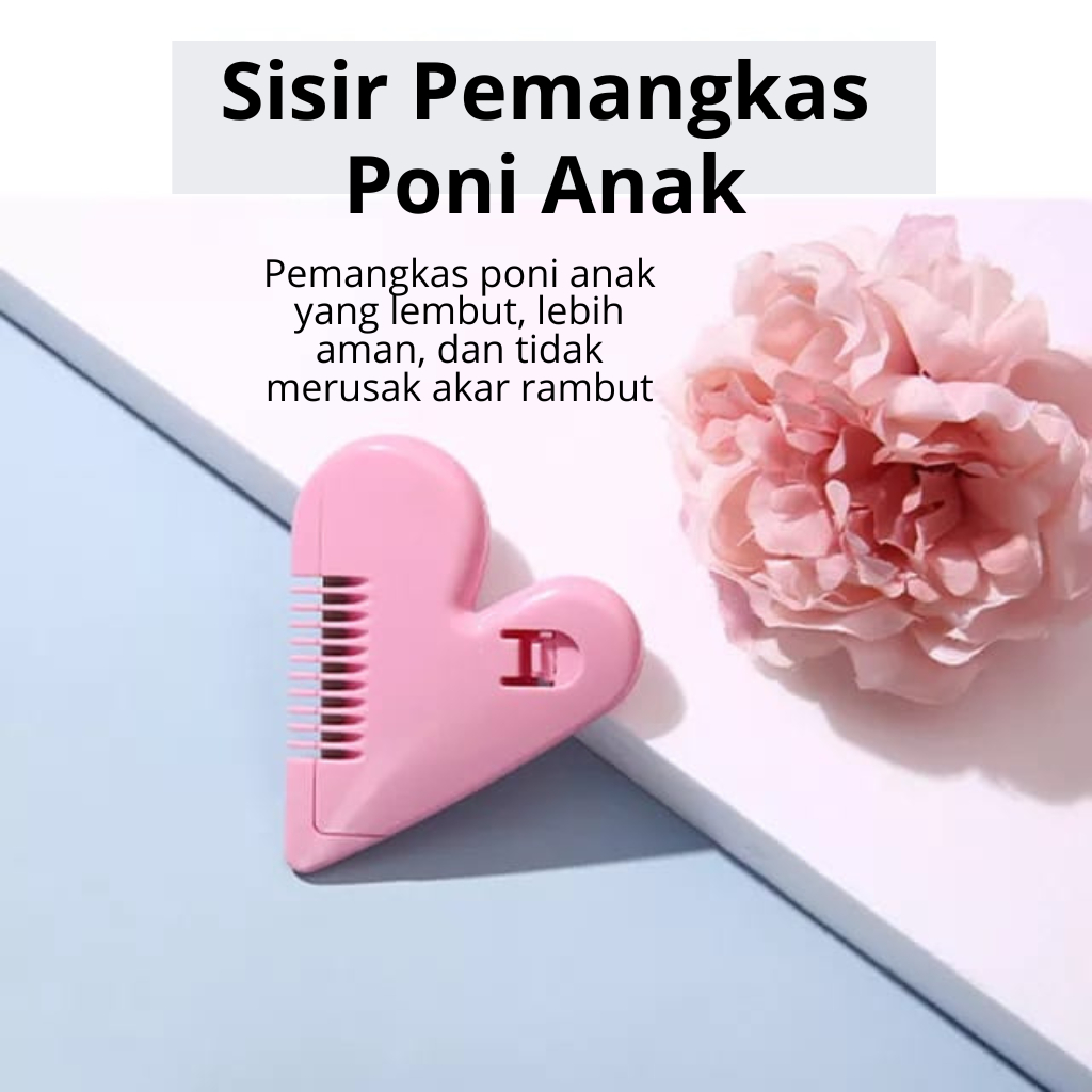 Jual Sisir Potong Poni Anak / Cutter Sisir Simple Bentuk Hati | Shopee ...