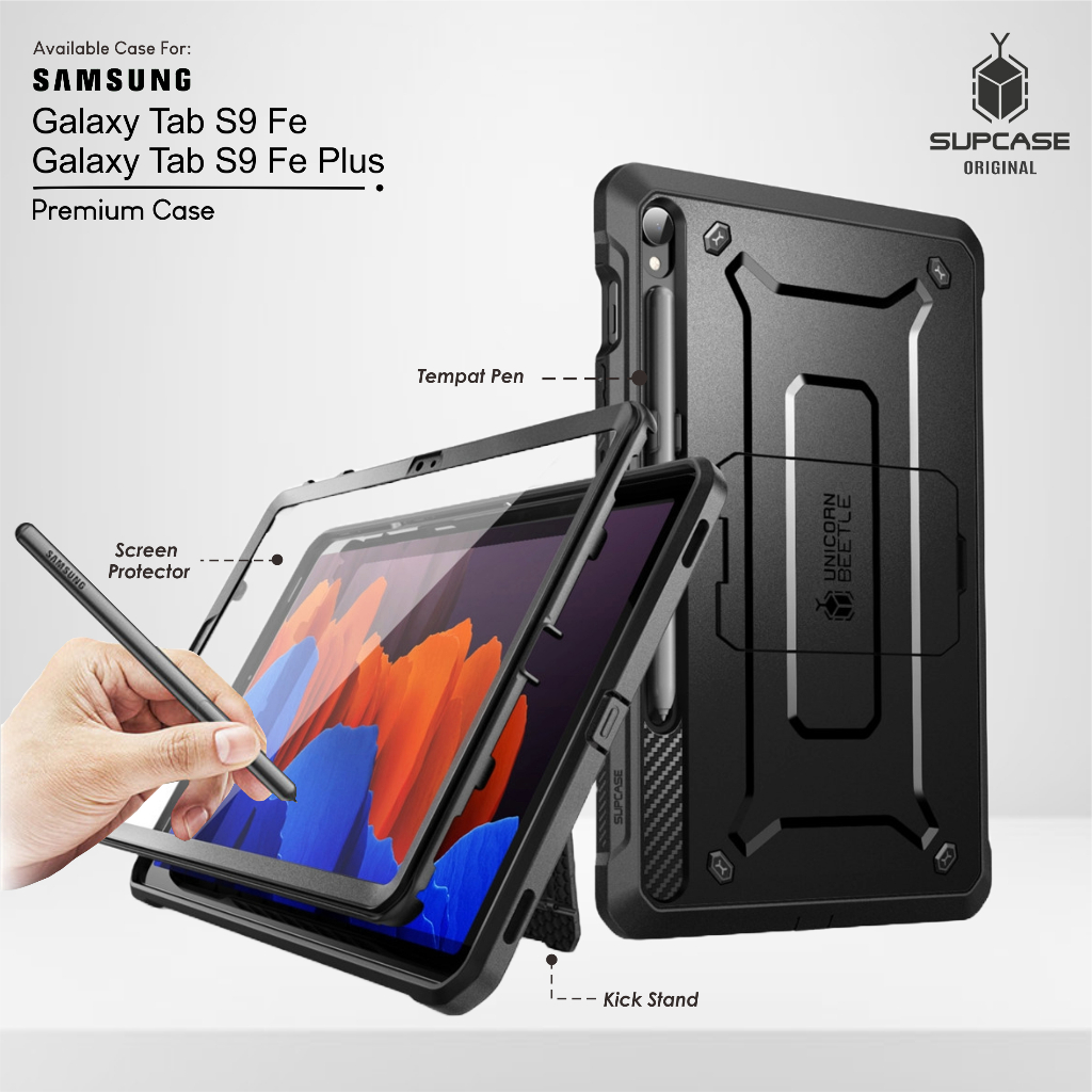 Jual Case Samsung Galaxy Tab S9 Fe | S9 Fe+ Plus Wifi 5G Casing Cover ...