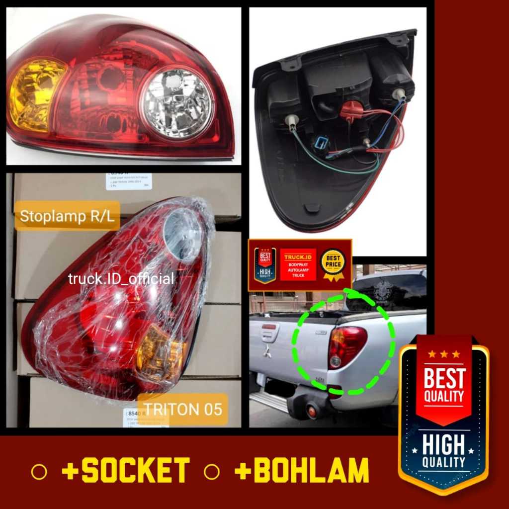 Jual STOPLAMP LAMPU REM STRADA STOP LAMP L200 TRITON 2005 07 08 09 10 ...