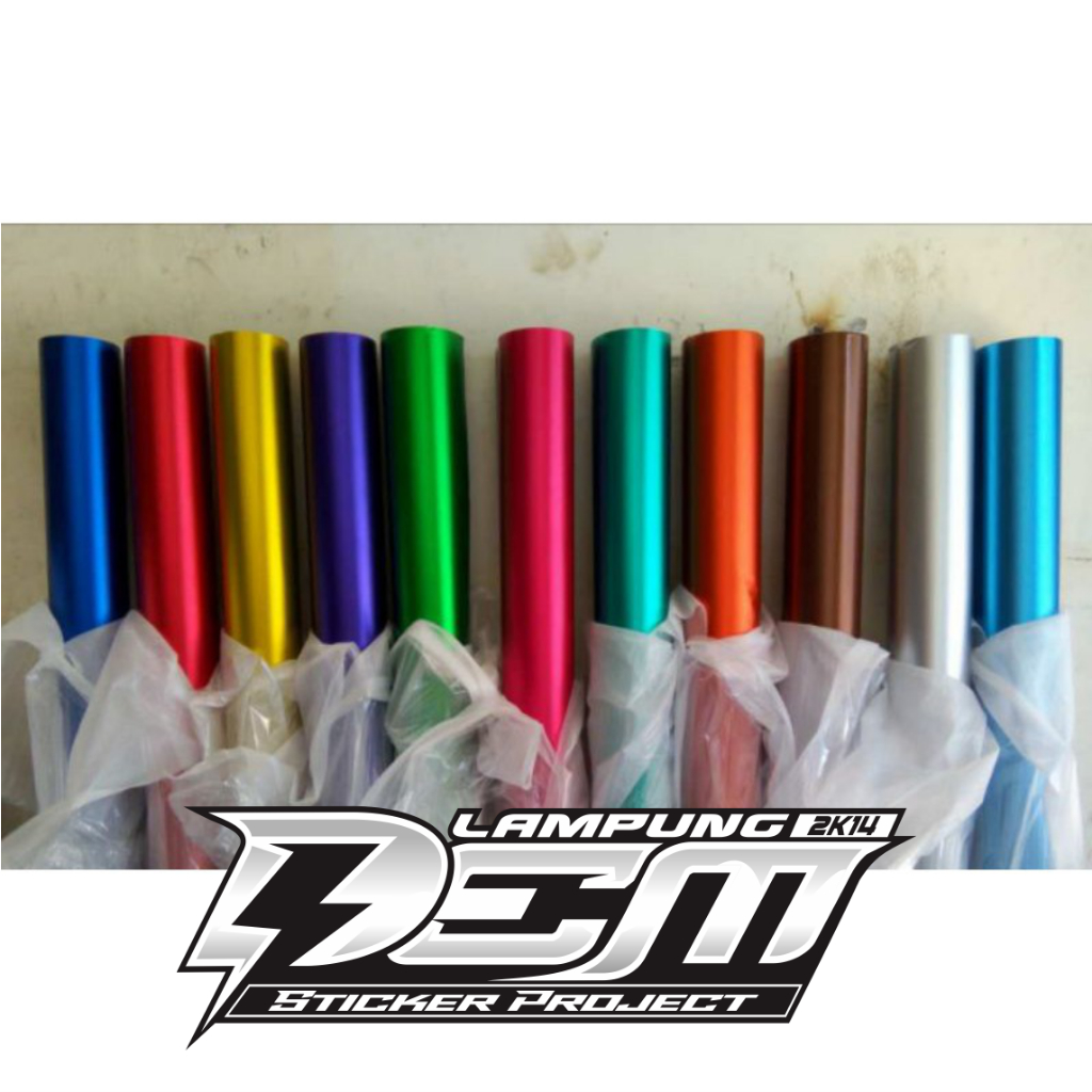 Jual satin dop metalic / sticker wrapping/skolet sticker/sticker dop ...