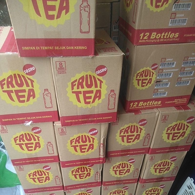 Jual Fruit Tea 350ml 12 Botol dus | Shopee Indonesia