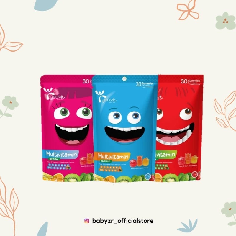 Jual Youvit Multivitamin Anak 7 Hari dengan Vitamin C,Vitamin D ...
