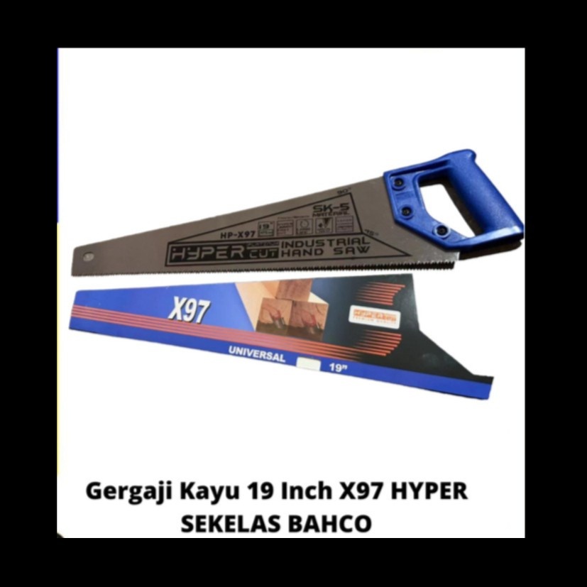 Jual Gergaji Kayu 19 Inch X97 HYPER Original Sekelas BAHCO / 19" / GERGAJI TANGAN / HAND SAW ...
