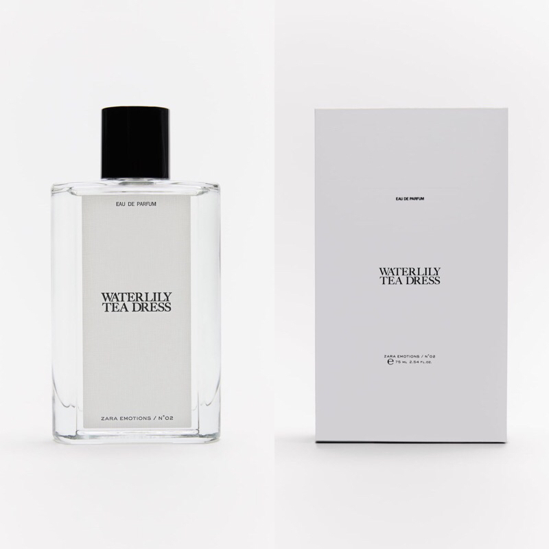 Jual PARFUM ZARA WATERLILY TEA DRESS EDP 75ml | Shopee Indonesia