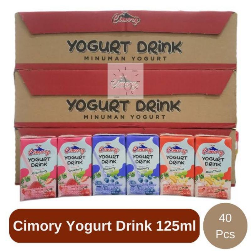 Jual CIMORY YOGURT DRINK KEMASAN KOTAK 125 ML 1 DUS ISI 40 PCS | Shopee Indonesia
