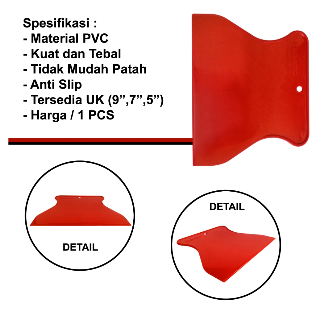 Jual Kapi Cat 9 Inch Kapi PVC Plastik Dempul Plamir Poles Plester Lepo ...
