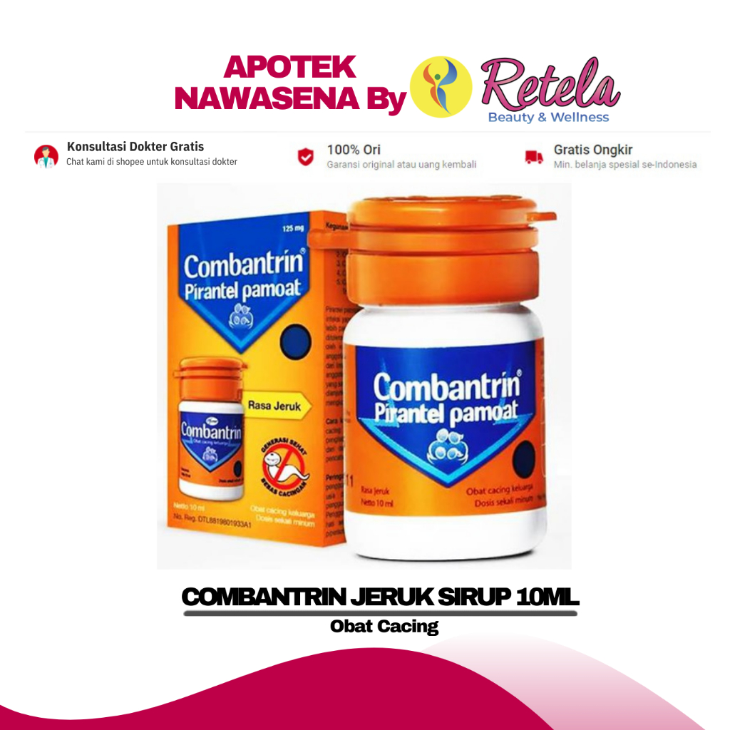 Jual COMBANTRIN JERUK SIRUP 10ML | Shopee Indonesia