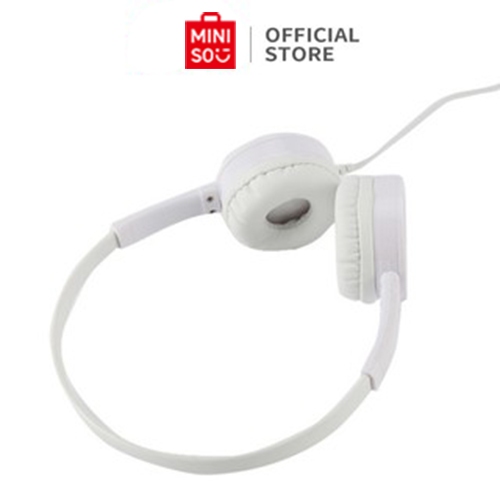 Jual MINISO Headphone Headset Earphone On Ear Headphone Bando berkabel ...