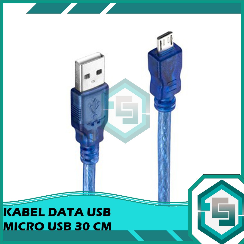 Jual KABEL DATA MICRO USB ARDUINO MICRO USB TYPE A MALE PANJANG 30CM ...
