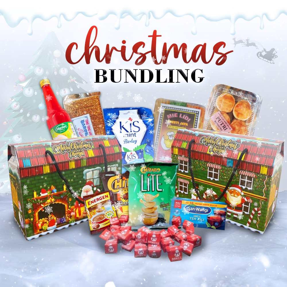 Jual Hampers CHRISTMAS Snack/Permen/Kue/Biskuit/Makanan Jadul/Minuman ...
