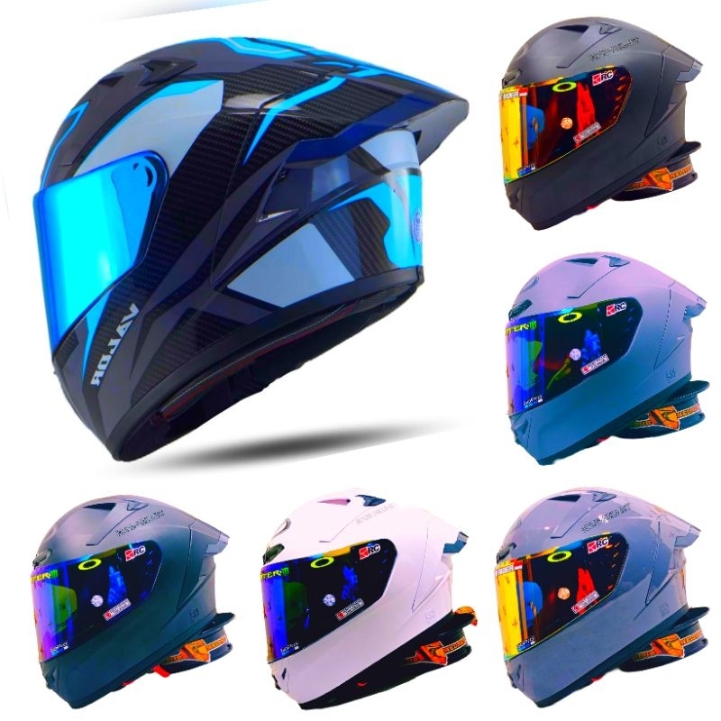 Jual Helm ALV Genesis Helm full face ALV Genesis new motif | Shopee ...