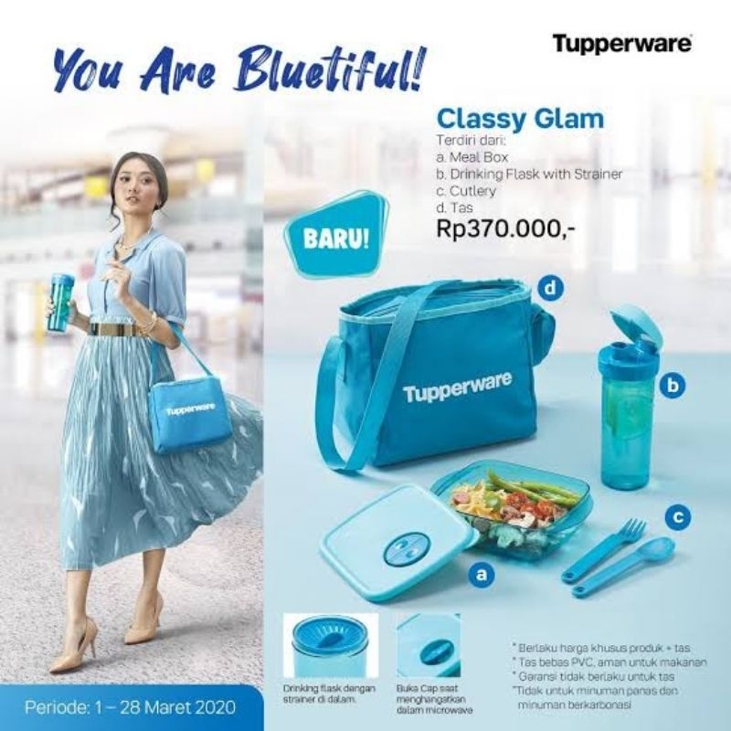 Jual Tupperware Ori..Pretty GLAM/bekal Cristal,botol Cristal,sendok dan ...