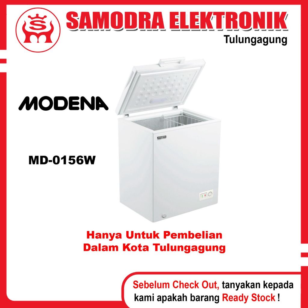 Jual Chest Freezer MODENA MD-0156W I Chest Freezer MODENA 150L | Shopee ...