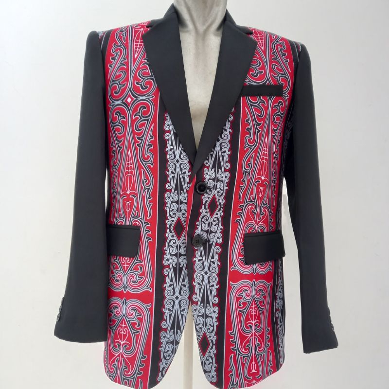 Jual Jas ulos batik / jas formal ulos Sumatera / jas ulos motif ...