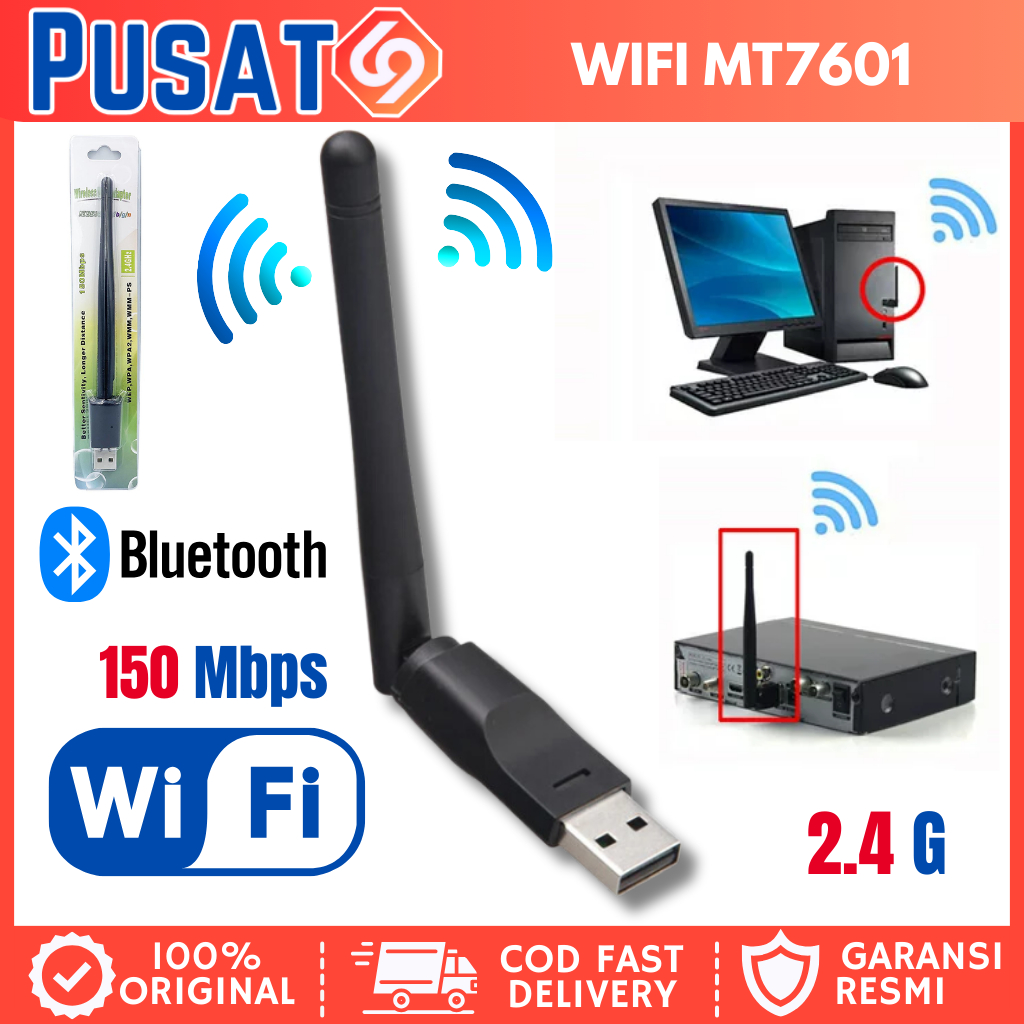 Jual USB DONGLE WIFI MT7601 / USB WIFI MT7601 / USB WIFI SET TOP BOX DVB T2 / USB WIFI PC / USB ...
