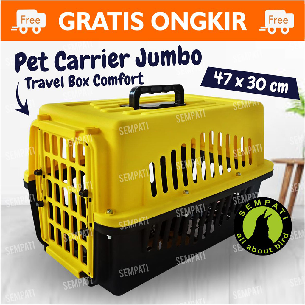 Jual Pet Cargo Pet Carrier Kucing Platform Kandang Portable Kotak Tas ...