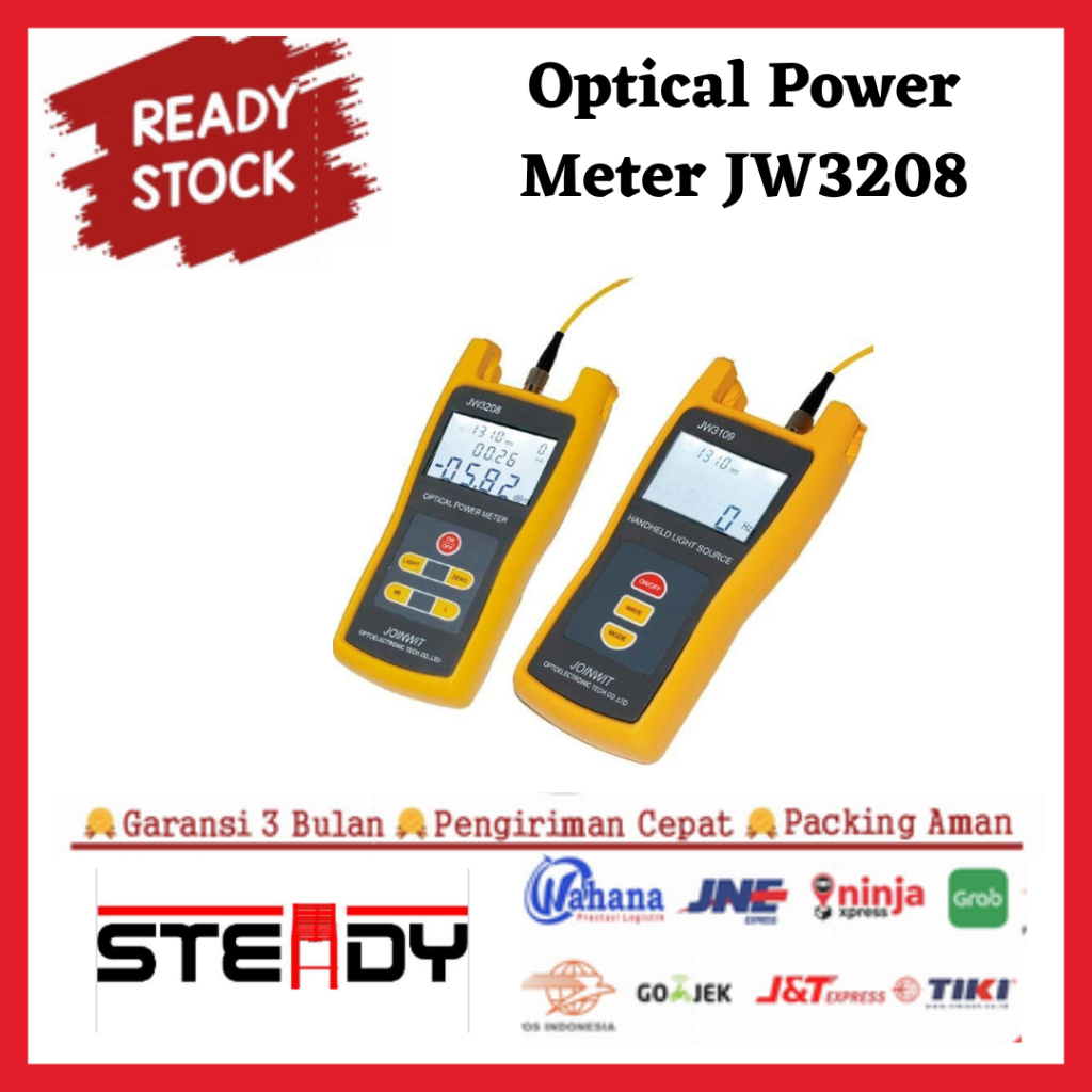 Jual Joinwit JW 3208 Optical Power Meter OPM W3208 OPM Fiber Optic ...