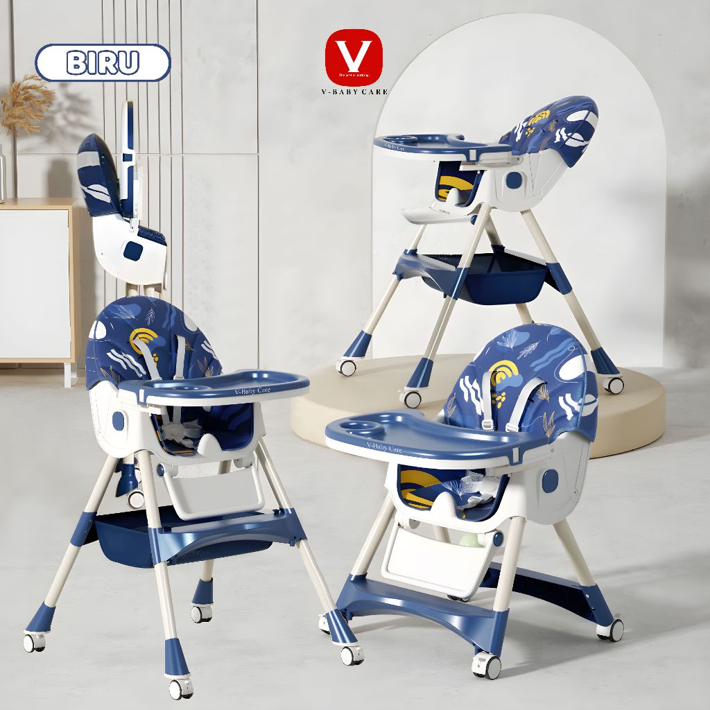 Jual V-BABYCARE kursi makan baby / kurs makan balita / baby chair /KURSI MAKAN ANAK MULTIFUNGSI ...