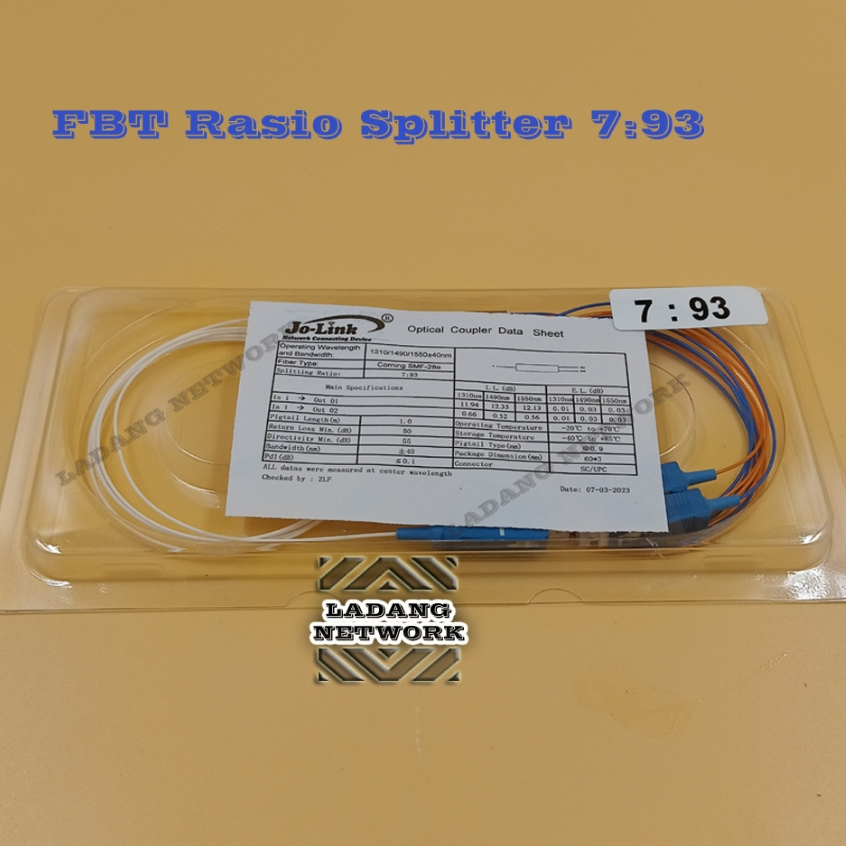 Jual FBT Rasio Splitter opsional 01:99 sd 50:50 (1 koli isi 50 pcs ...