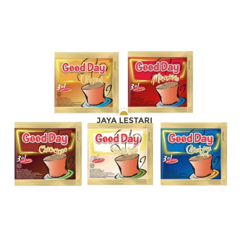 Jual Good Day 3 In 1 (1 Sachet) (5 Varian Rasa) (20g) | Shopee Indonesia