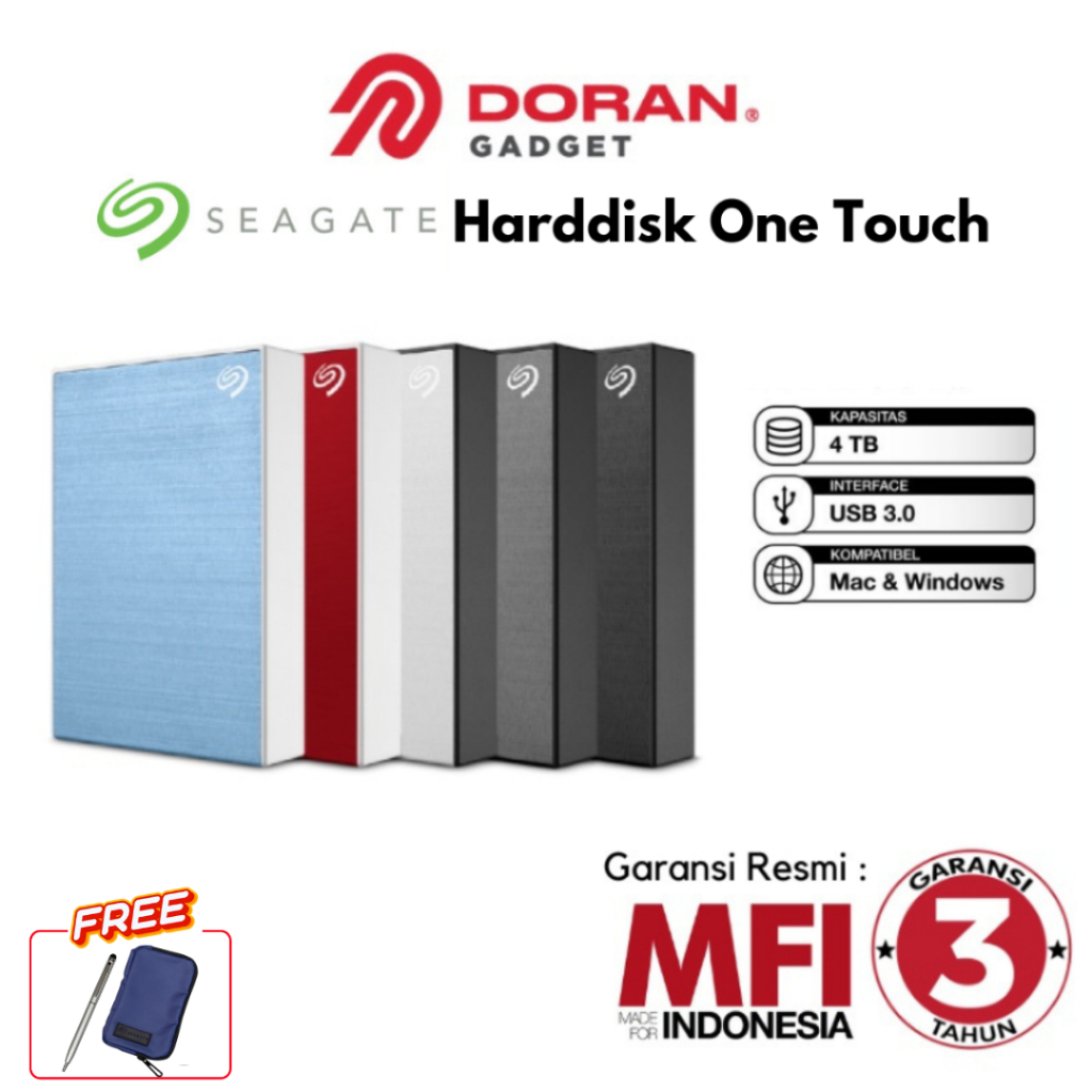 Jual Seagate One Touch HDD 4TB Harddisk Eksternal 2,5" Hard Disk ...