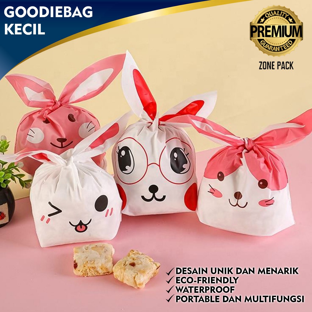 Jual Plastik GoodieBag Kecil | Kantong Plastik Cookies Lucu Pesta ...