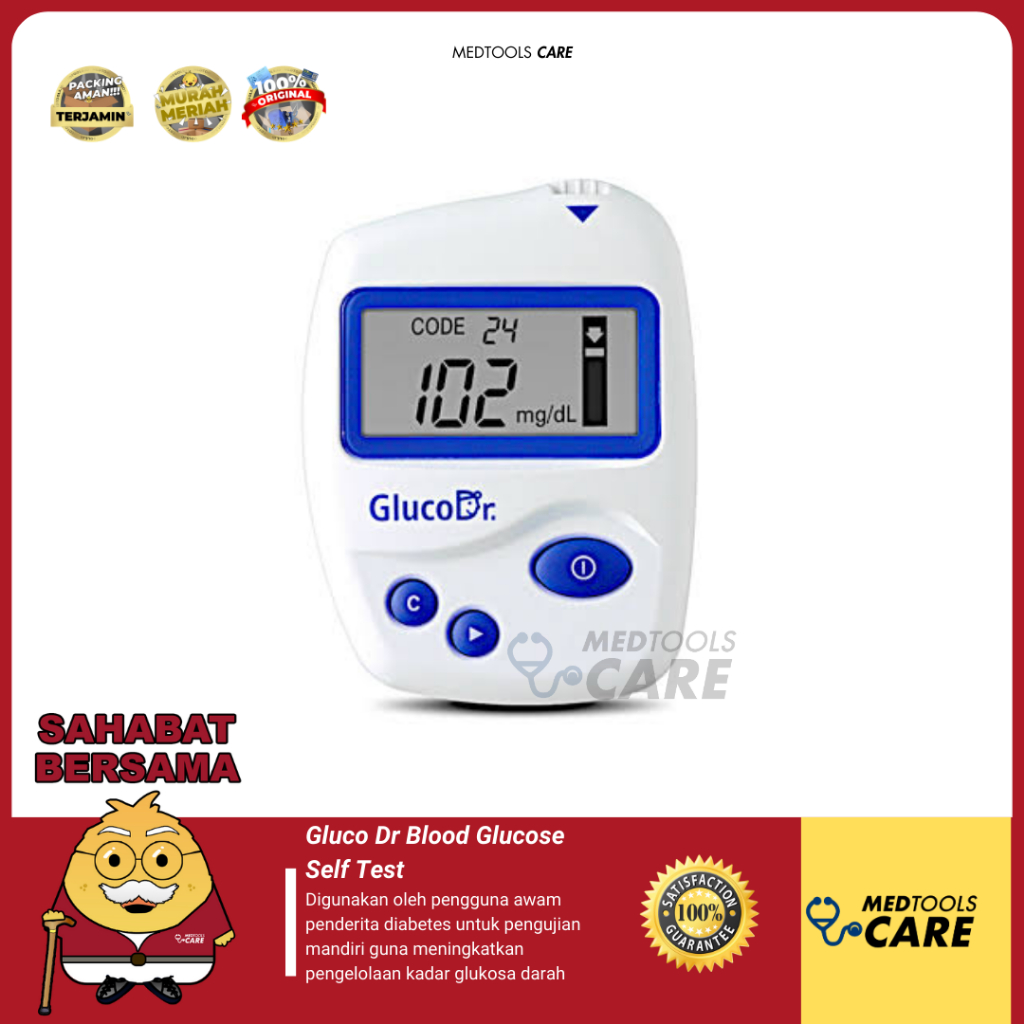 Jual Gluco Dr Blood glucose Self test | Shopee Indonesia