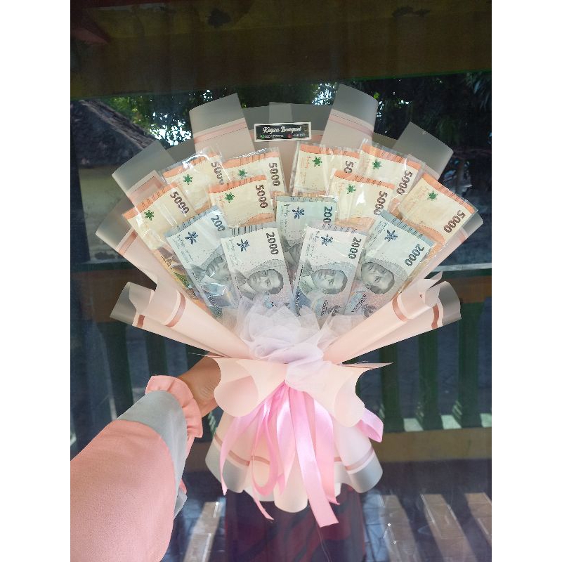 Jual Money Bouquet / Buket Uang Mainan 13 Lembar | Shopee Indonesia