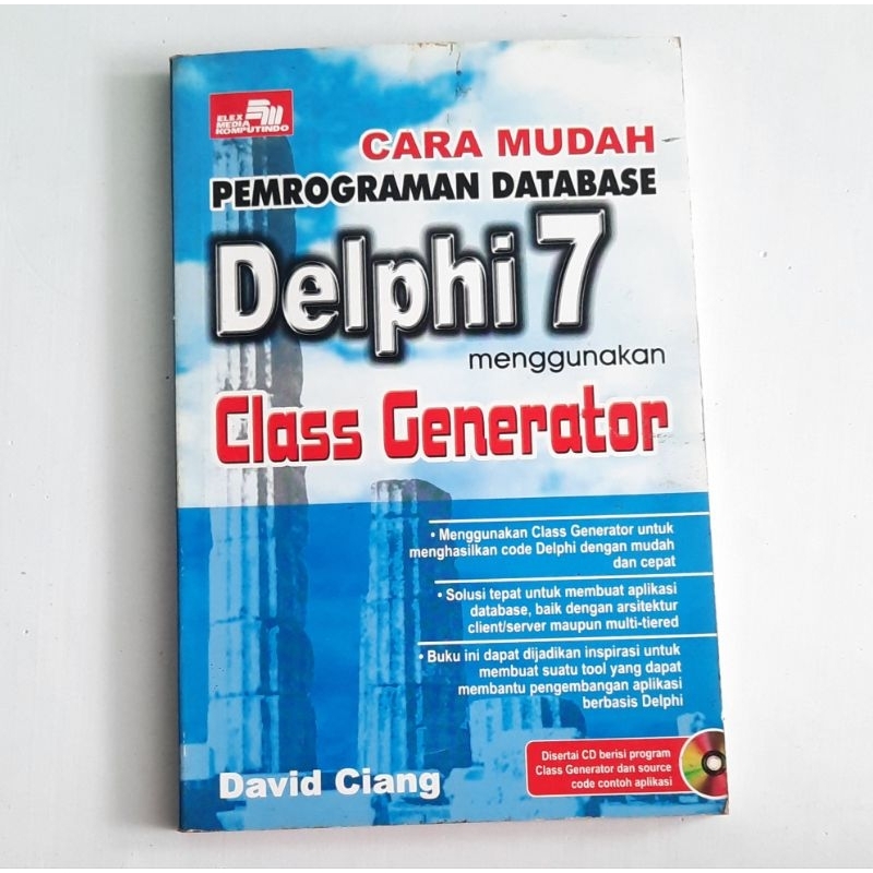 Jual Cara Mudah Pemrograman Database Delphi 7 menggunakan Class Generator (Kondisi Second ...
