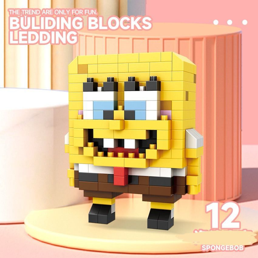 Jual [tma] Mainan Mini Brick Karakter / Balok Susun Mini / Building Box ...